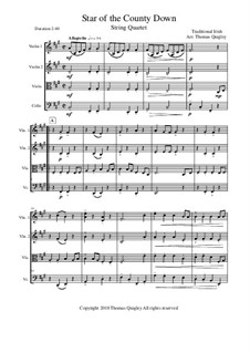 The Star of County Down by folklore - sheet music on MusicaNeo