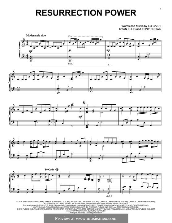 Resurrection Power by E. Cash, T. Brown, R. Ellis on MusicaNeo