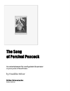 The Song of Percival Peacock by F. Stöver - sheet music on MusicaNeo