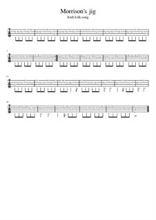 Morrison Jig by folklore - sheet music on MusicaNeo