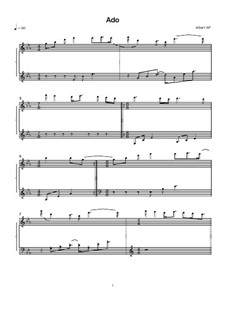 Ado by A. Podlyavskiy - sheet music on MusicaNeo