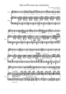 Non so più cosa son, cosa faccio (Le nozze di Figaro (The Marriage of Figaro), K.492) by W.A ...