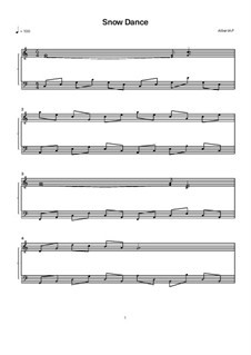 Snow dance by A. Podlyavskiy - sheet music on MusicaNeo