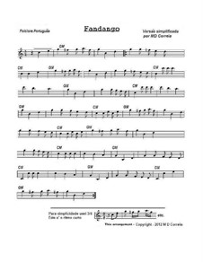 Fandango - Ribatejo by folklore - sheet music on MusicaNeo
