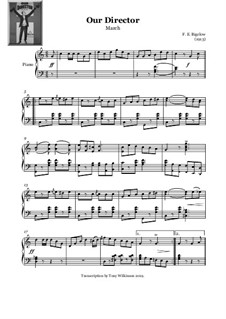 Our Director - March by F.E. Bigelow - sheet music on MusicaNeo