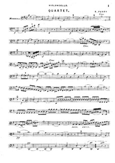 String Quartet in G Major by E.B. Perry - sheet music on MusicaNeo
