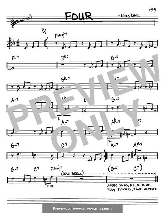 Four by M. Davis - sheet music on MusicaNeo