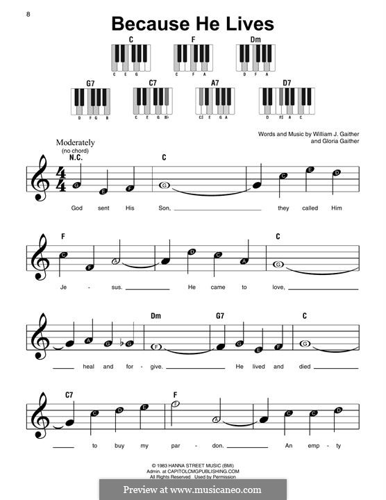 Because He Lives Guitar Chords