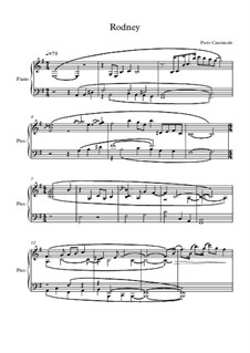 Rodney by mrPioSound - sheet music on MusicaNeo