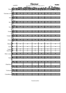Klezmer by folklore - sheet music on MusicaNeo