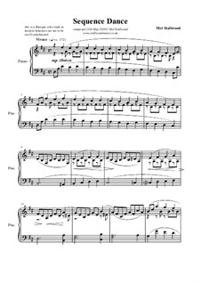 Sequence Dance by M. Stallwood - sheet music on MusicaNeo