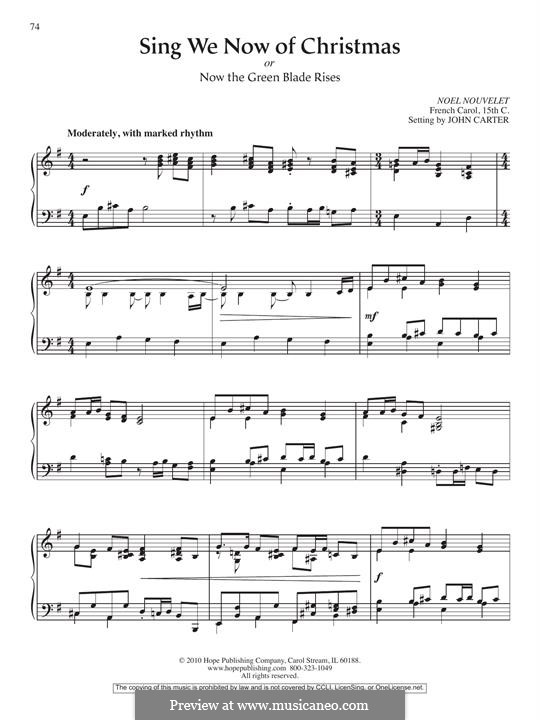 Vocal-instrumental version (Sing We Now of Christmas (from Morning Star ...