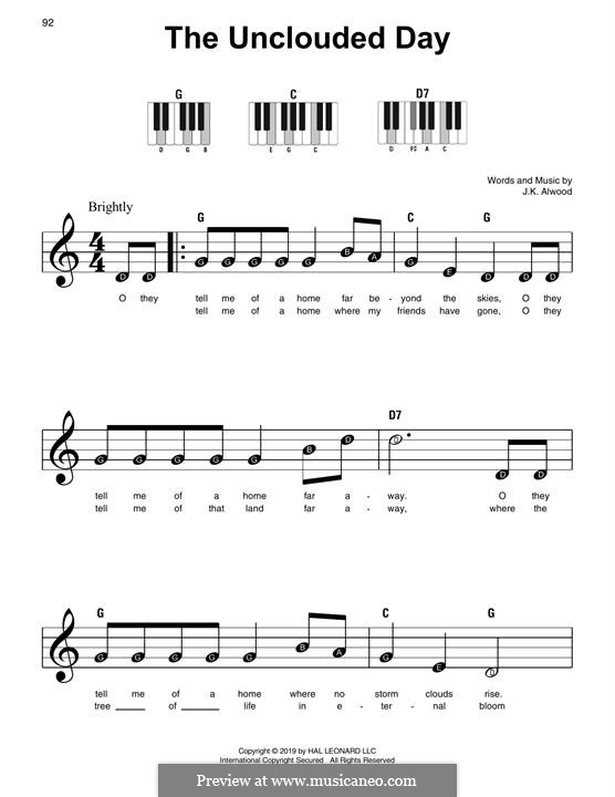 The Unclouded Day (from Heavenly Home: Three American Songs) by J ...