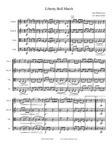 Liberty Bell March by J.P. Sousa - sheet music on MusicaNeo