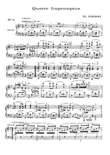 Four Impromptus for Piano, D.935 Op.142 by F. Schubert on MusicaNeo