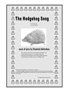 The Hedgehog Song by E. Sidebotham - sheet music on MusicaNeo