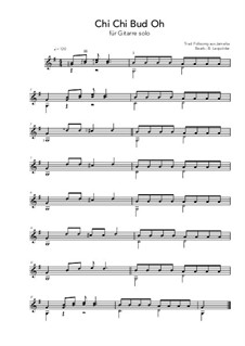 Chi Chi Bud Oh by folklore - sheet music on MusicaNeo