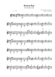 Botany Bay by folklore - sheet music on MusicaNeo