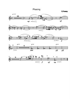 Phasing by E. Fonsny - sheet music on MusicaNeo