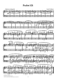 Psalm 121 by G. Veldman - sheet music on MusicaNeo