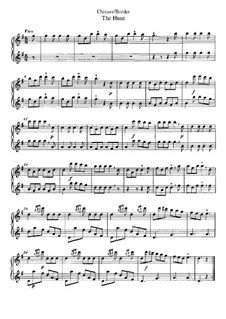 The Hunt by G. Chinzer, T. Bordet - sheet music on MusicaNeo