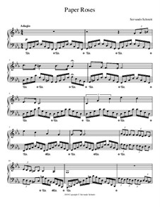 Paper Roses by S. Schmitt - sheet music on MusicaNeo