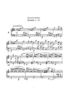Complete set (Sonatas for Harpsichord (or Piano)) by D. Scarlatti on ...