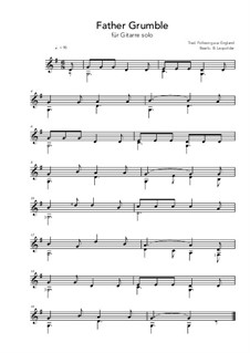 Father Grumble by folklore - sheet music on MusicaNeo