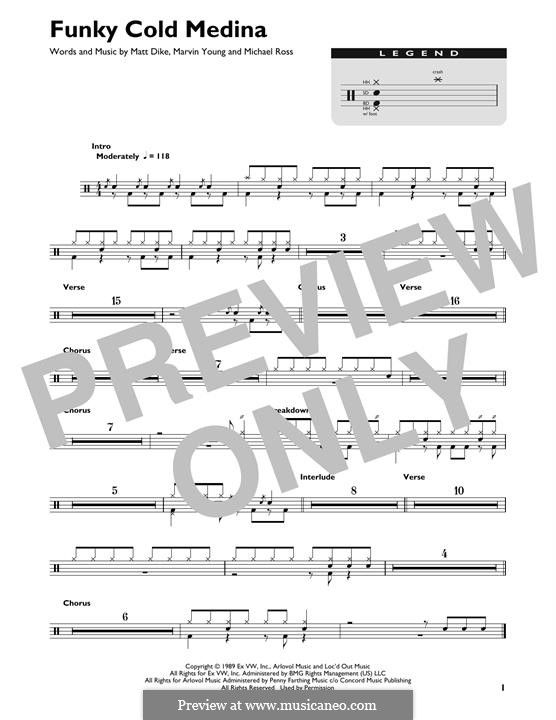 Funky Cold Medina (Tone Loc) by M. Young, M. Dike, M. Ross on MusicaNeo