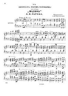 Judith by A. Serov - sheet music on MusicaNeo