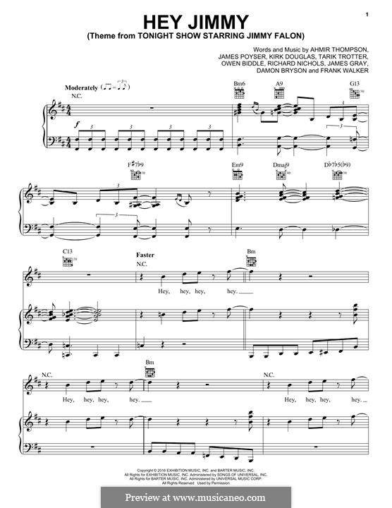 Hey Jimmy (Theme from Tonight Show Starring Jimmy Fallon) by A.K ...