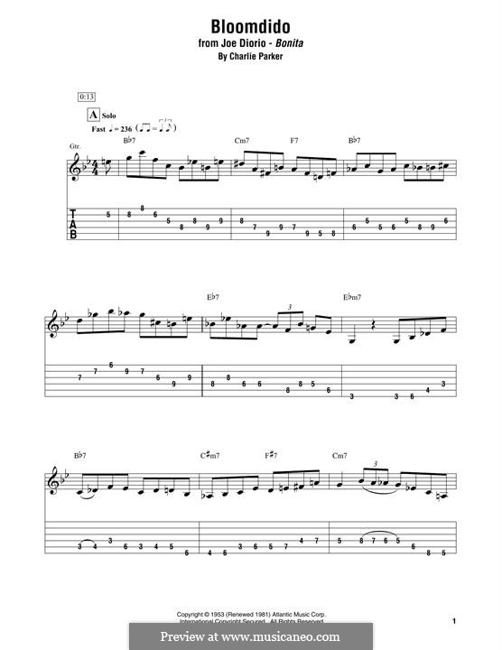 Bloomdido by C. Parker - sheet music on MusicaNeo