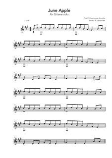 June Apple by folklore - sheet music on MusicaNeo