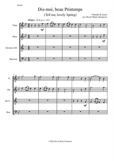 Dis-moi, beau printemps (Tell me, lovely Spring) by O.d. Lassus on ...