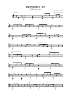 Donnybrook Fair by folklore - sheet music on MusicaNeo