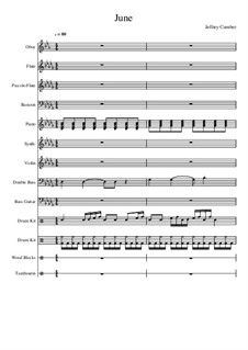 June by Jeffrey Cumber - sheet music on MusicaNeo