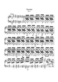 Toccata in C Major, Op.7 by R. Schumann - free download on MusicaNeo