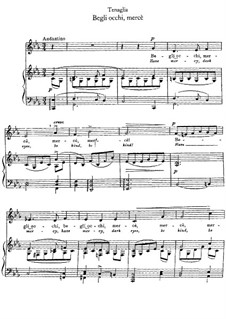 Begli occhi, mercè by A.F. Tenaglia - sheet music on MusicaNeo