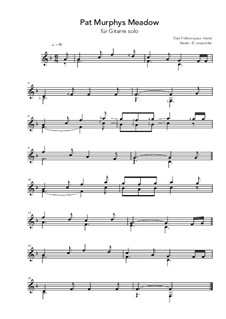 Pat Murphys Meadow by folklore - sheet music on MusicaNeo