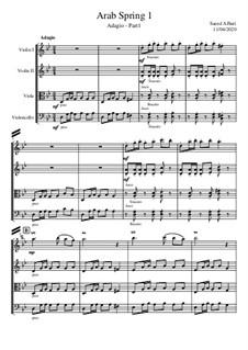 Arab Spring string quartet by S. AlSuri - free download on MusicaNeo