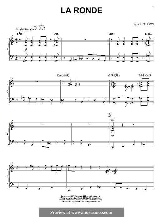 La Ronde by J.A. Lewis - sheet music on MusicaNeo