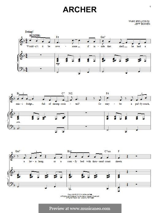 Archer by J. Bowen - sheet music on MusicaNeo