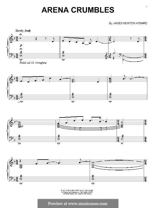 Arena Crumbles by J.N. Howard - sheet music on MusicaNeo