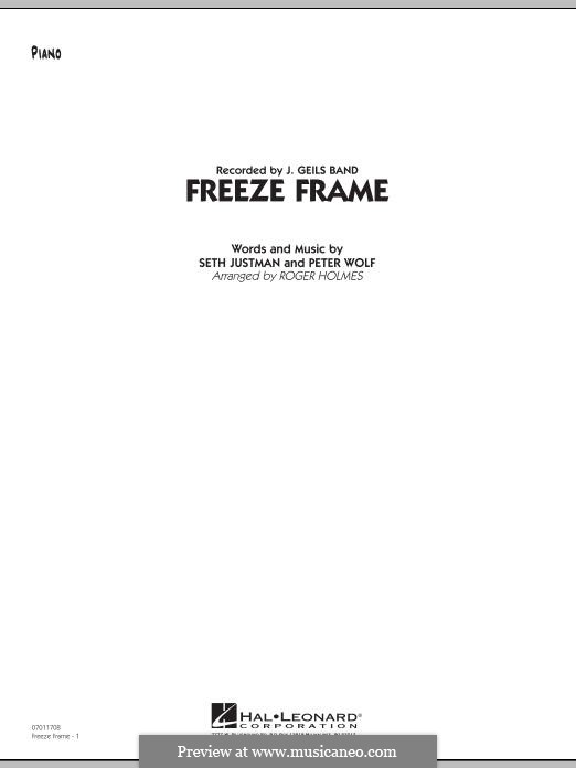 Freeze Frame (The J. Geils Band) by P. Wolf, S. Justman on MusicaNeo