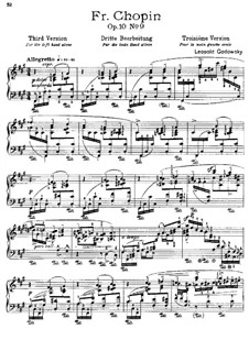 Studies after Etudes by Chopin, Op.10 by L. Godowsky on MusicaNeo