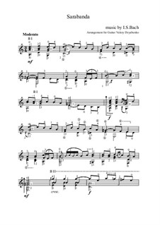 Partita for Violin No.1 in B Minor, BWV 1002 by J.S. Bach on MusicaNeo