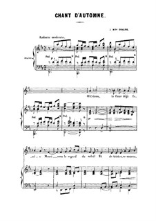 Chant d'automne (Autumn Song) by C. Gounod - free download on MusicaNeo