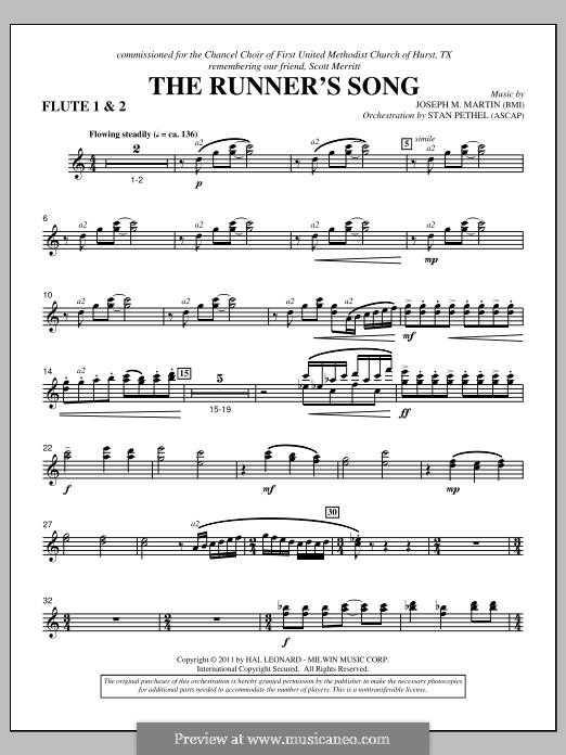 The Runner's Song by J.M. Martin - sheet music on MusicaNeo