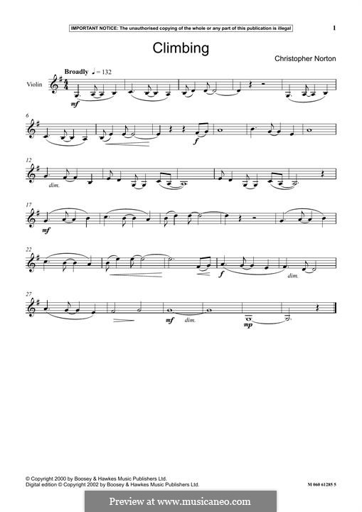 Climbing by C. Norton - sheet music on MusicaNeo