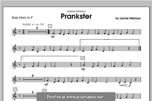 Prankster by L. Niehaus - sheet music on MusicaNeo